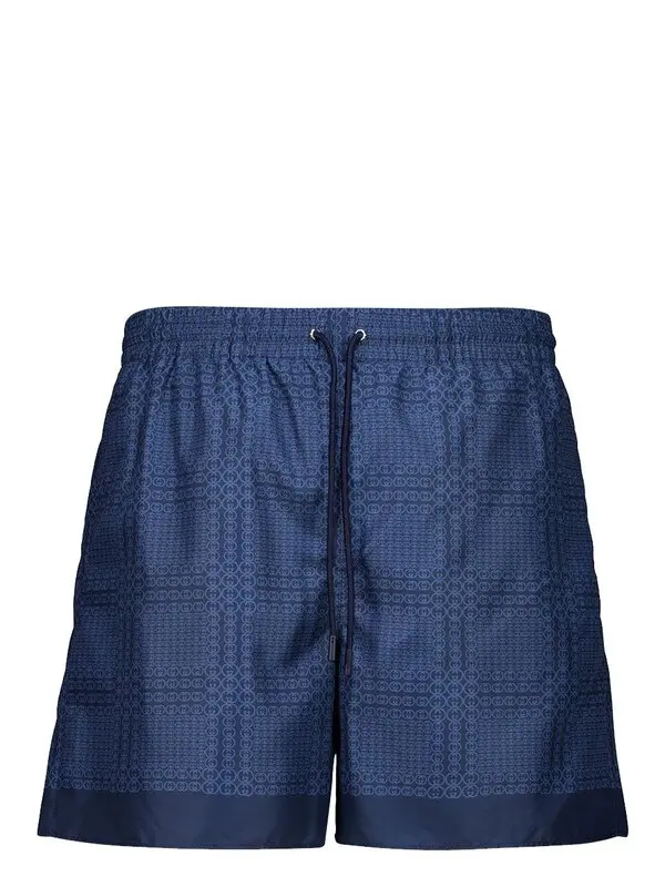 Gucci Technical Poplin Swim Shorts - Blue