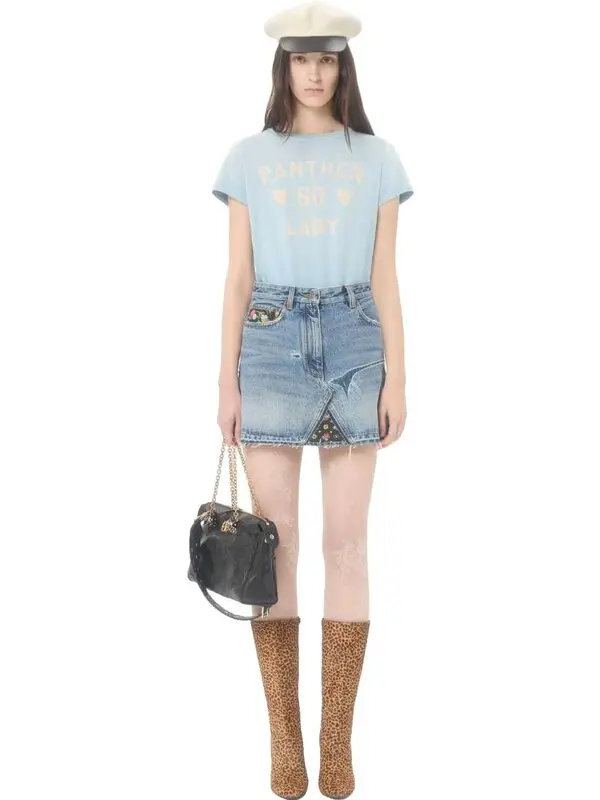Valentino Garavani Cotton Jersey T-shirt - Blue