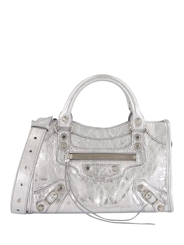 Balenciaga Mini Le City Bag - Silver