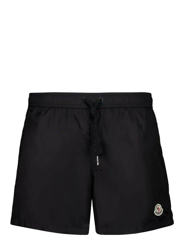 Moncler Nylon Swim Shorts - Black