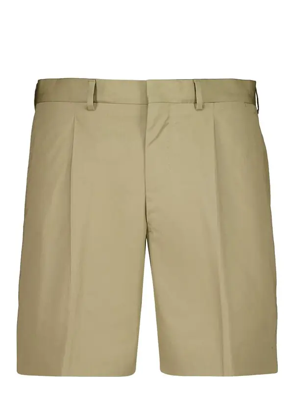 Prada Cotton Bermuda Shorts - Beige
