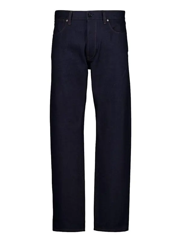 Stone Island Raw Cotton Denim Trousers - Blue