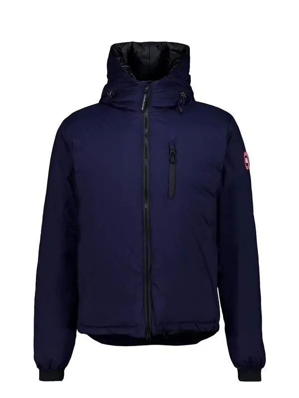 Canada Goose Lodge Down Hooded Jacket - Blue