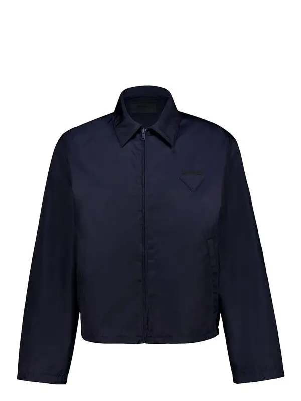 Prada Re-nylon Blouson Jacket - Blue
