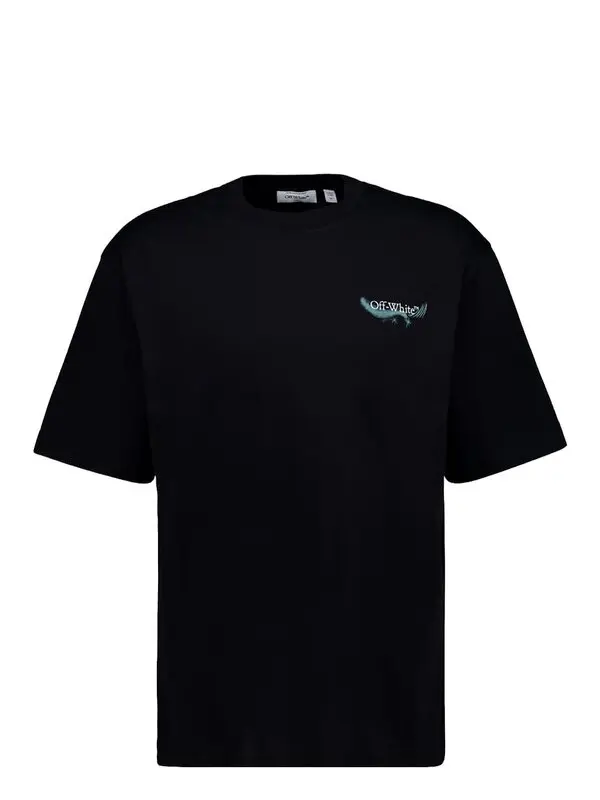Off-White Moon Skate Graphic T-shirt - Black