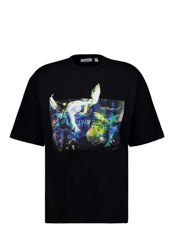 Off-White Caravaggio Skate Graphic T-shirt - Black
