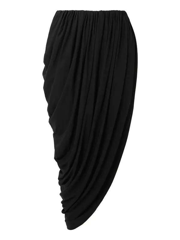 ESSE STUDIOS Solina Draped Maxi Skirt - Black