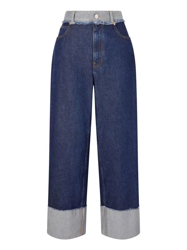Marni High-rise Straight-leg Denim Jeans - Mid Denim
