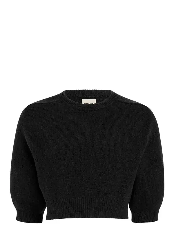Khaite Lorelai Crewneck Pullover - Black