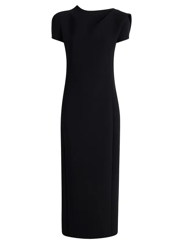 Khaite Iryl Open-back Dress - Black