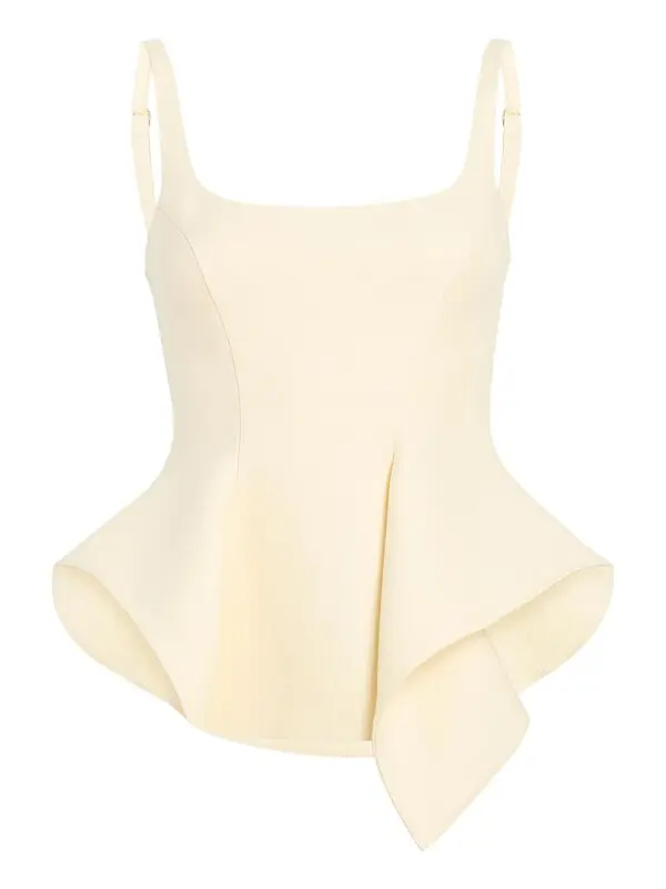 Khaite Loa Linen Top - Natural