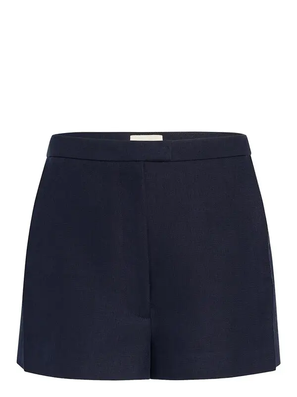 Khaite Blane Bermuda Shorts - Dark Navy