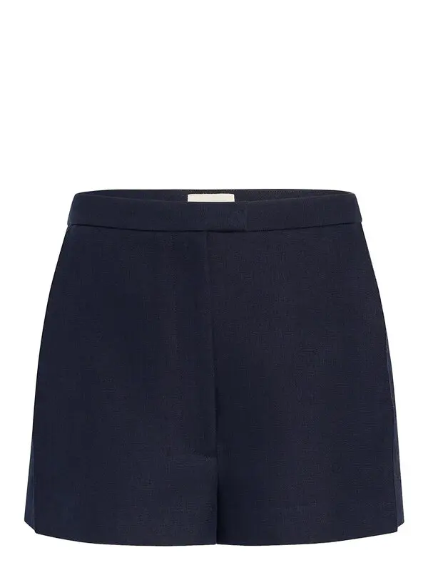 Khaite Blane Bermuda Shorts - Dark Navy