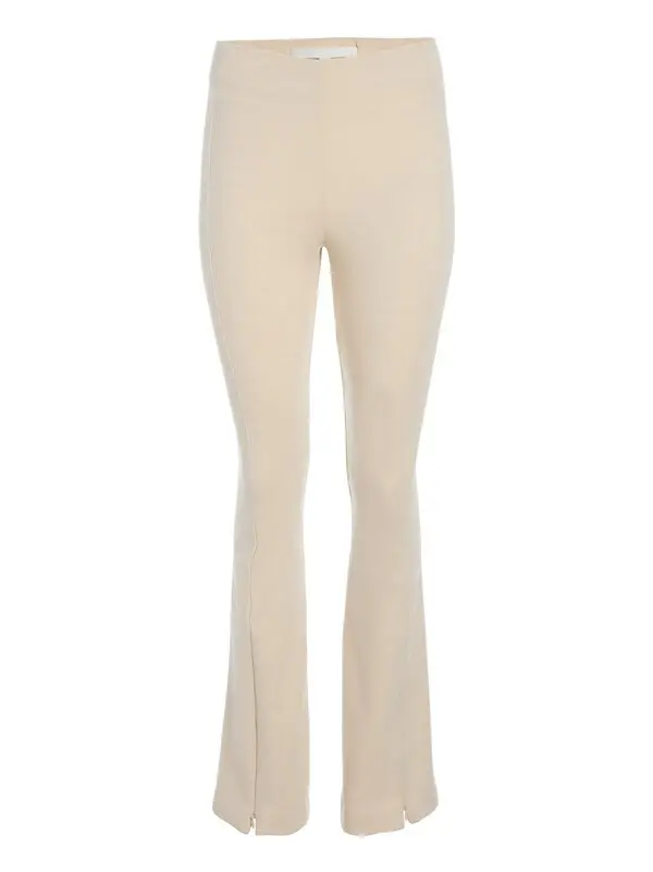 RÙADH The Alva Virgin Wool-blend Ponte Pant - Ivory