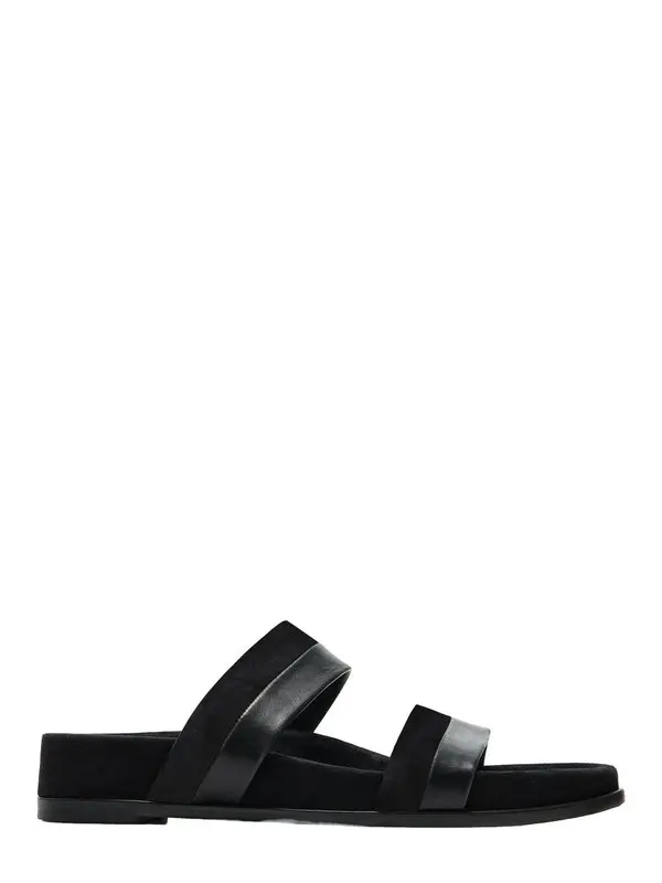 Gabriela Hearst Striker Leather Sandals - Black