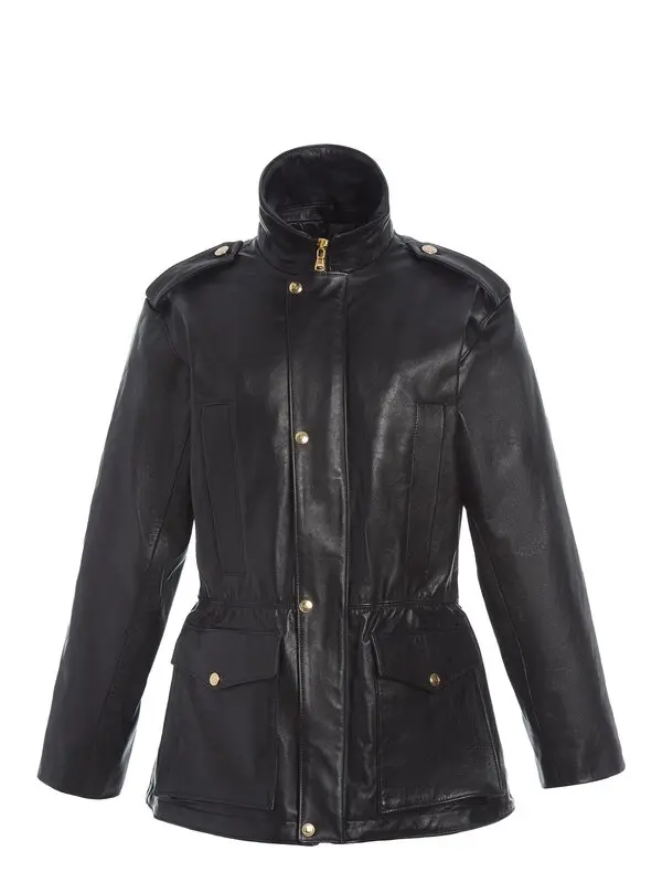 RÙADH Adder Leather Jacket - Black