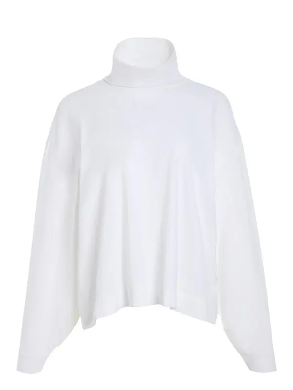 RÙADH The Honne Cotton Turtleneck - White