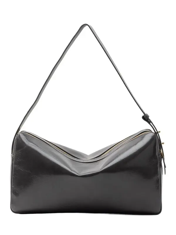 ELLEME Trousse Large Vintage Leather - Fumo