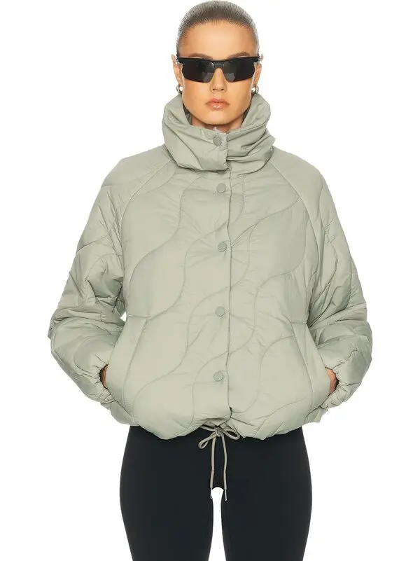 Varley Fabia Quilted Jacket - Shadow