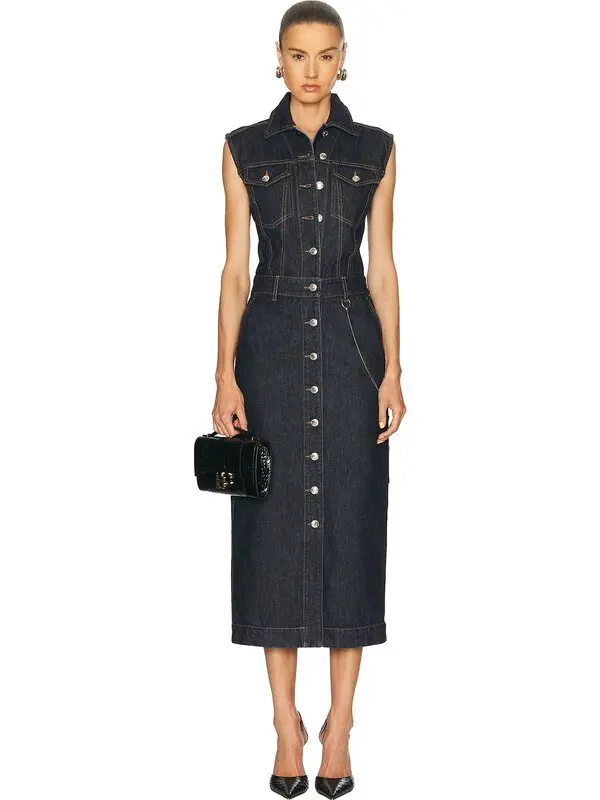 Sportmax Farfalla Dress - Midnight Blue