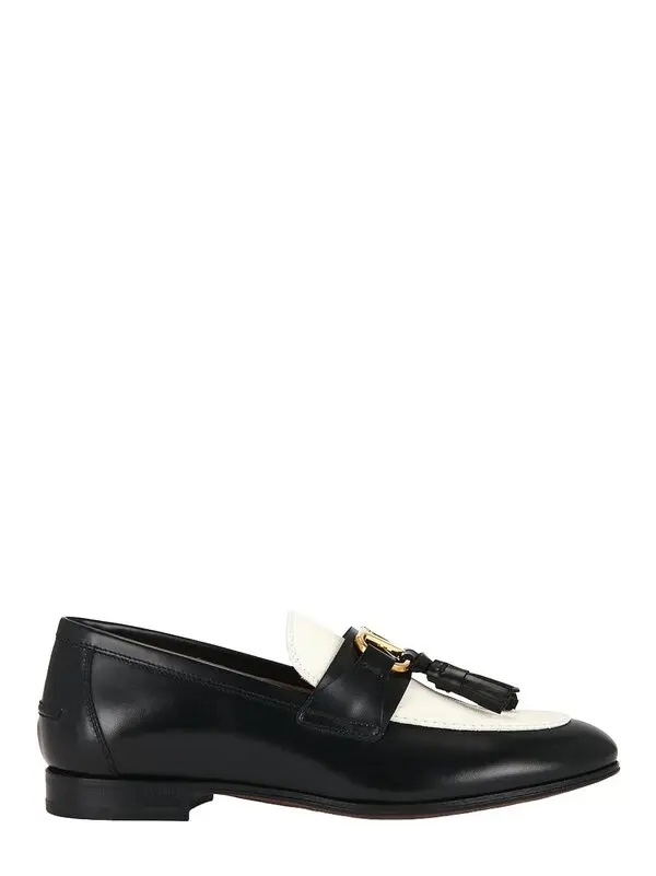 Valentino Garavani Vaniteux Loafer - Nero & Ivory