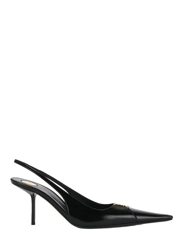 Saint Laurent Babylone Slingback Pumps - Nero