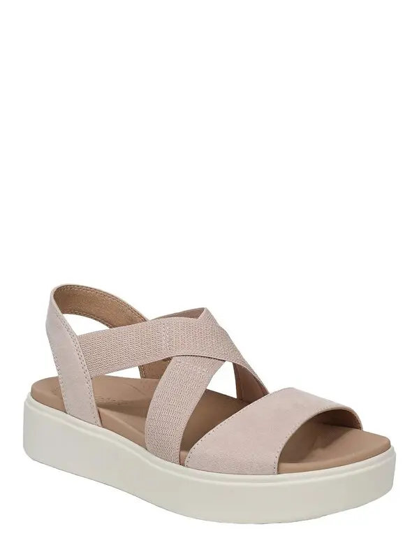 Dr. Scholl'S Madicldease Platform Wedge Sandals - Blush