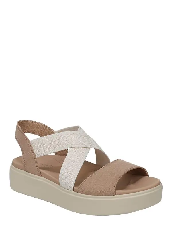 Dr. Scholl'S Madicldease Platform Wedge Sandals - Cuban Sand