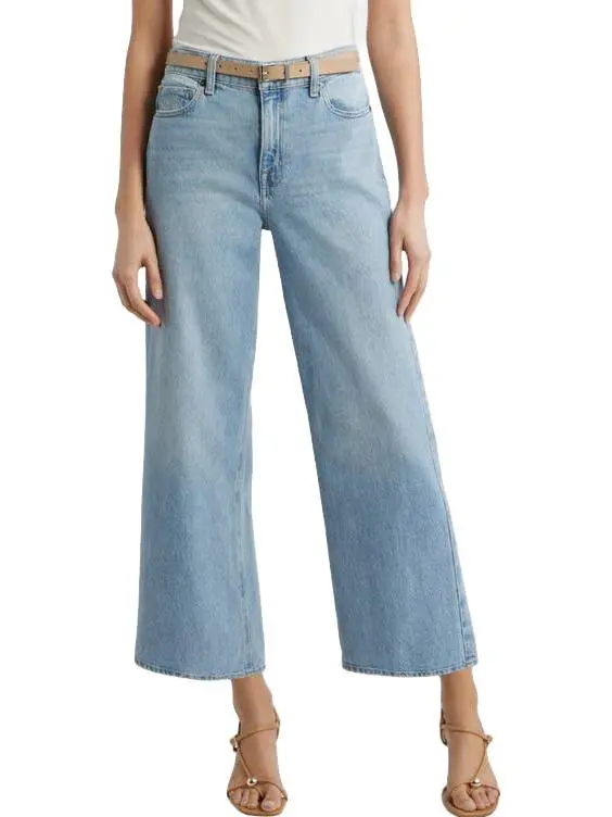 Nordstrom Everly High Waist Wide Leg Jeans - Lenora Wash