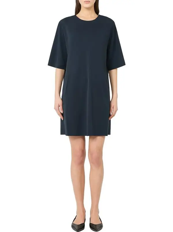 MM BY MAX MARA Pigna Jersey Shift Dress - Navy