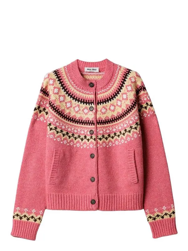 Miu Miu Cardigan - Pink