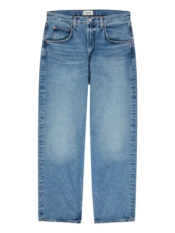 AGOLDE Fusion Relaxed Barrel-leg Jeans - Light Blue