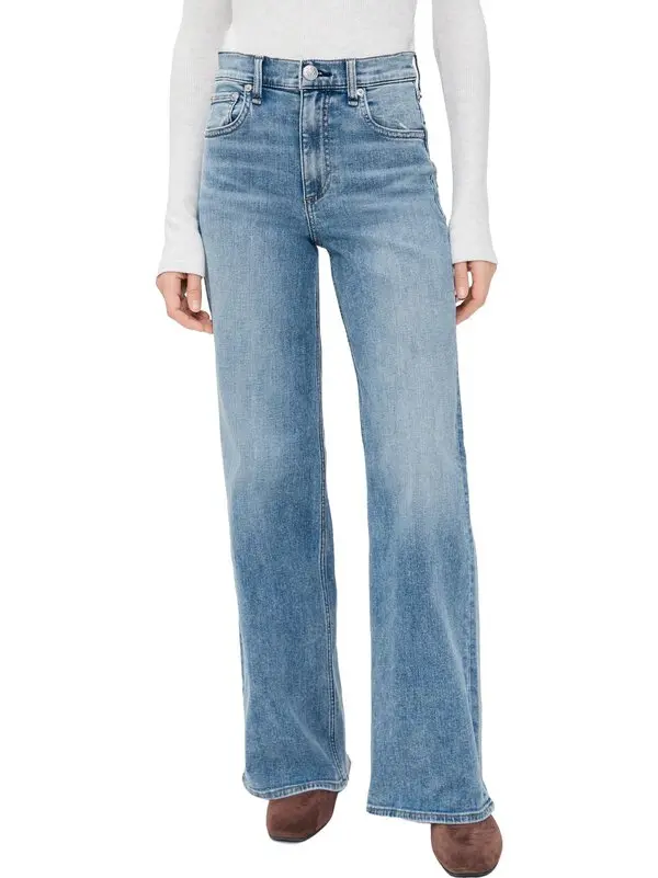 Rag & Bone Flexi Andi Wide Leg Jeans - Lyon