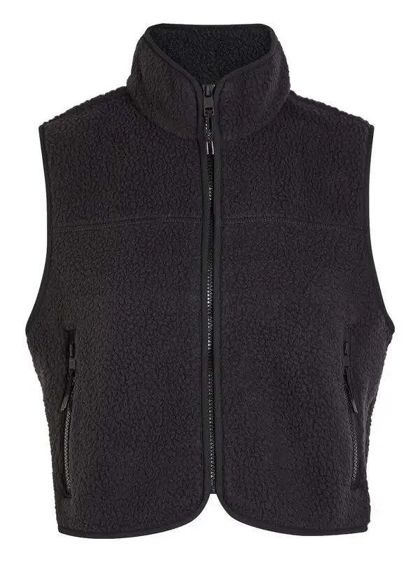 Vuori Alpine Fleece Gilet - Black