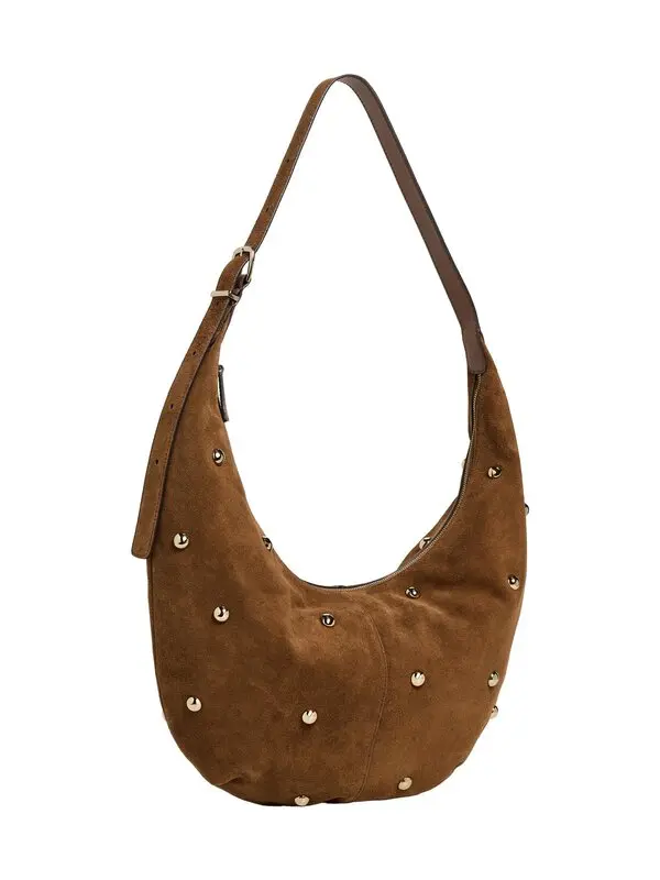 Madewell The Essential Curve Shoulder Bag - Dried Acorn