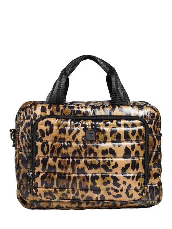 THINK ROYLN Stowaway Hanging Toiletry Kit - Leopard