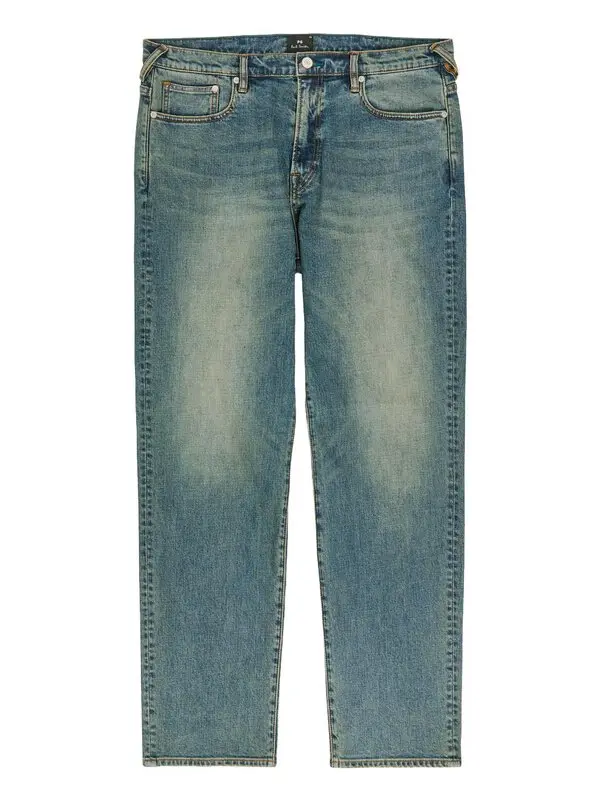 Paul Smith Tapered-leg Stretch-denim Jeans - Mid Blu