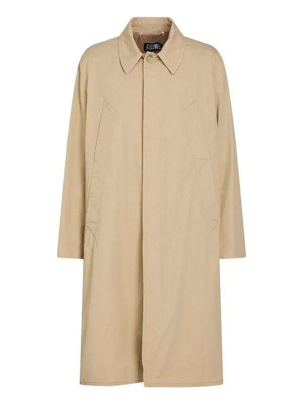 MAISON MARGIELA Cotton-twill Coat - Beige
