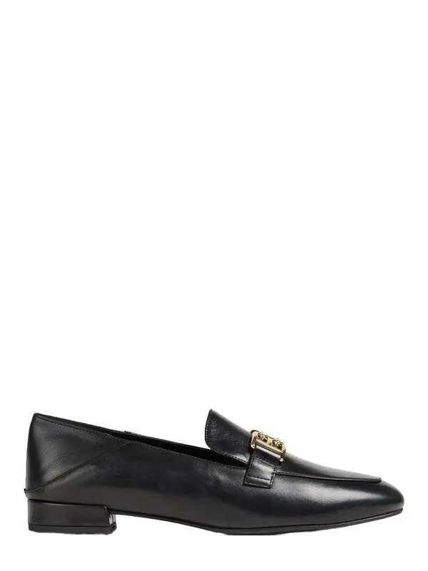 Bally Ellah Embellished Leather Loafers - Black