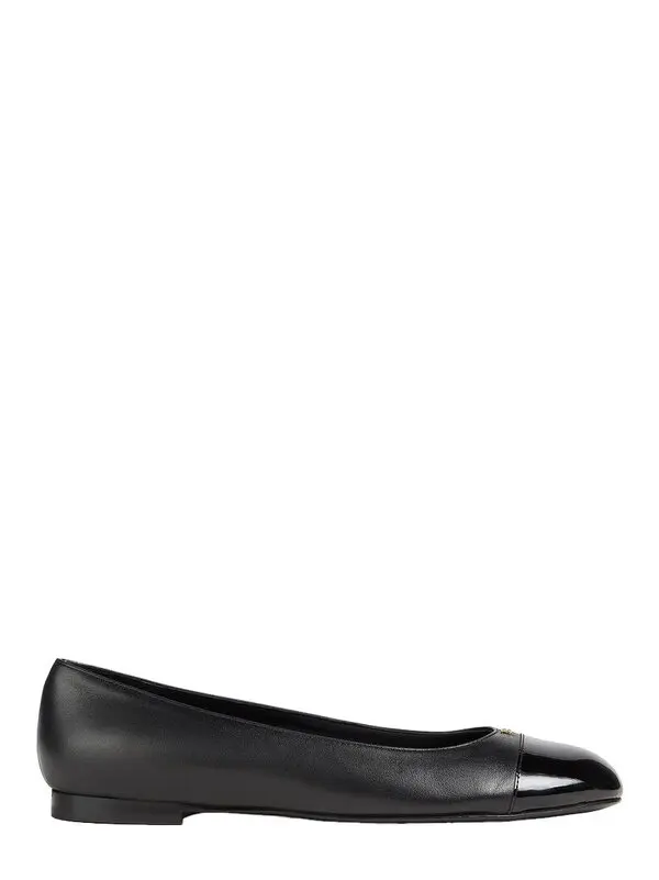Bally Biely Embellished Ballet Flats - Black