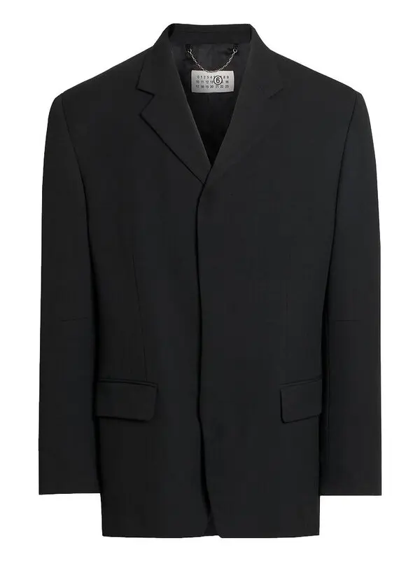 MAISON MARGIELA Twill Blazer - Black