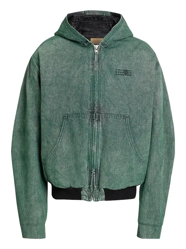 MAISON MARGIELA Denim Hooded Jacket - Green