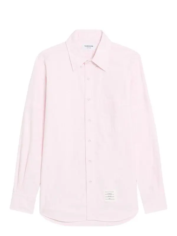 Thom Browne Cotton Oxford Shirt - Baby Pink