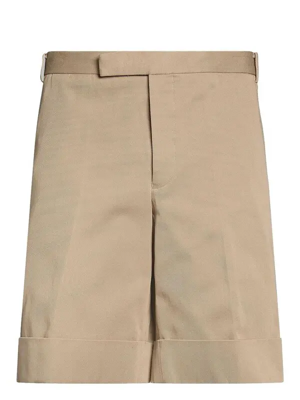 Thom Browne Cotton-twill Shorts - Beige
