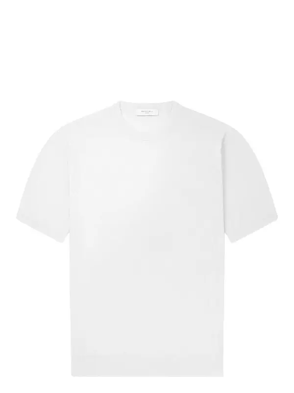 Boglioli Garment-dyed Cotton T-shirt - Neutrals