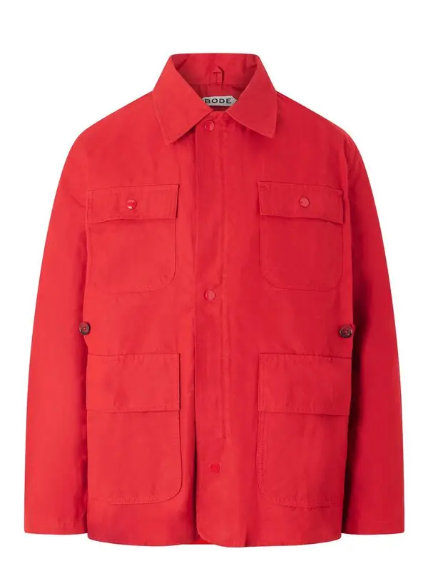 BODE Hunting Waxed-cotton Jacket - Red