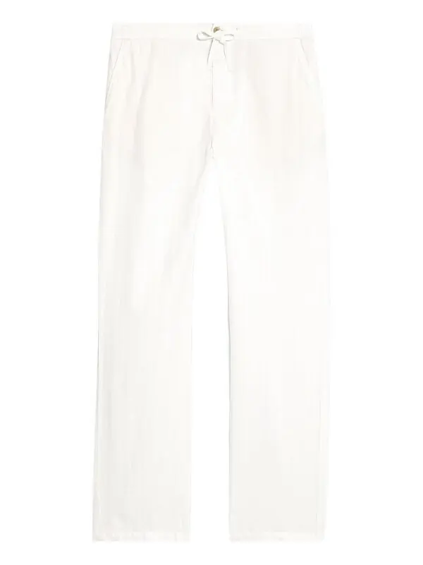 Frescobol Carioca Mendes Striped Lyocell-blend Pants - White