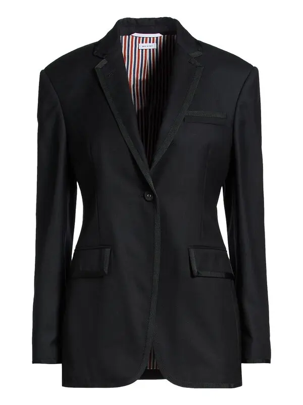Thom Browne Wool Blazer - Black