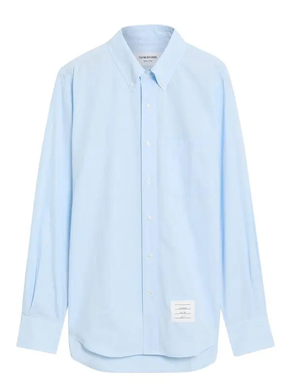 Thom Browne Cottonpoplin Shirt - Light Blue