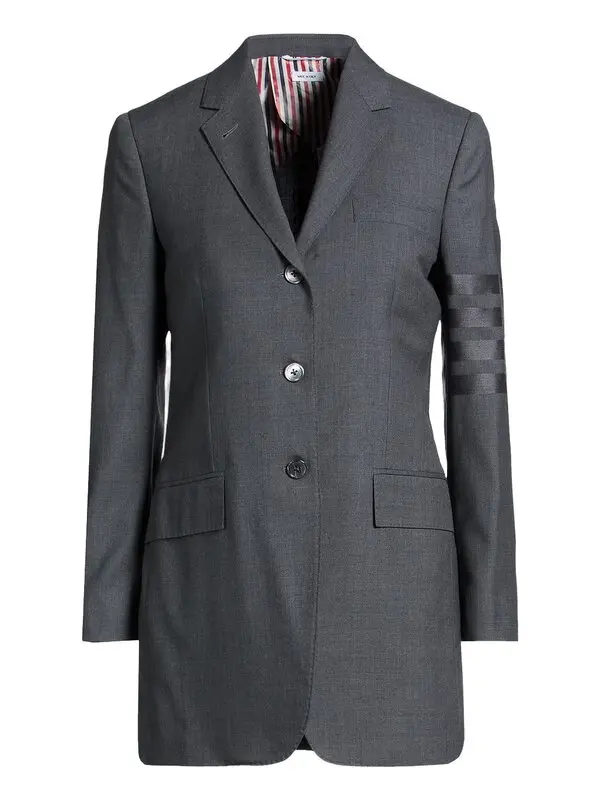 Thom Browne Wool Blazer - Dark Gray